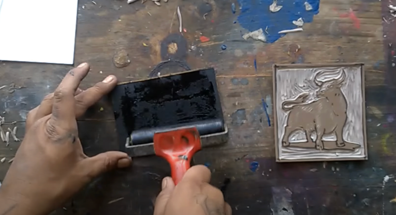 Qué Es El Linograbado Explicación Paso A Paso Pulpo En Su Tinta